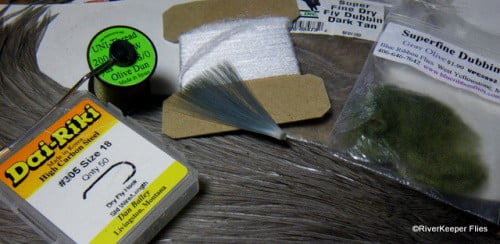 Blue Wing Olive (BWO) Parachute - RiverKeeper Flies