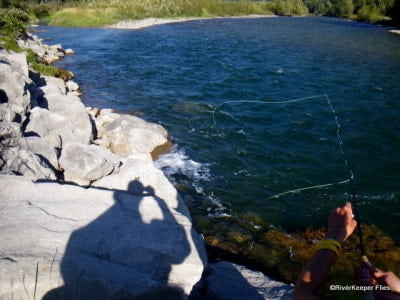 Eddy fishing - RiverKeeper Flies