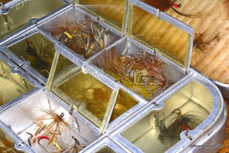 Old Aluminum Fly Box - RiverKeeper Flies
